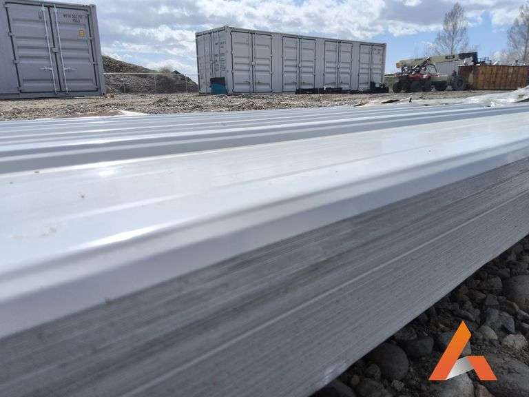 "Unused" 2025 Structural Steel Production Equipment Qty of (100) Sheets Galvalume Steel Siding ...