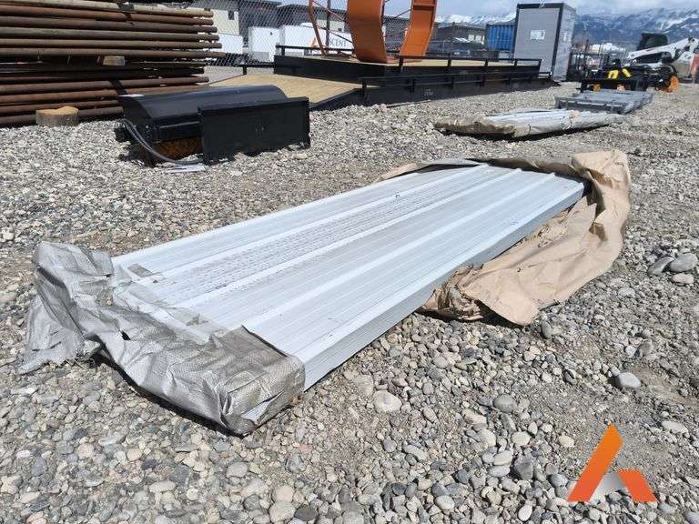 "Unused" 2025 Structural Steel Production Equipment Qty of (100) Sheets Galvalume Steel Siding ...