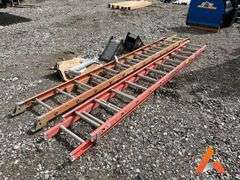 (2) extension ladders/ Pivot Ladder Tool/(2) “unused” ladder jacks ...