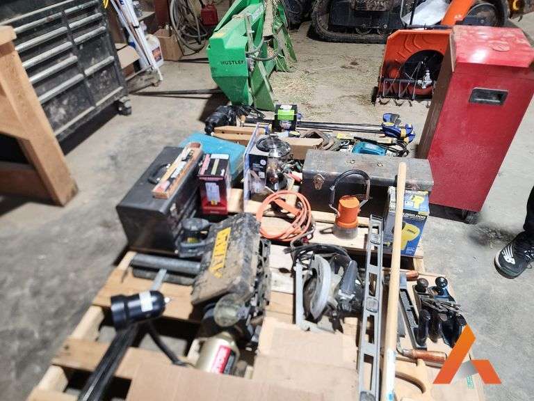 Pallet Lot: Large assortment of Misc. Power & Hand Tools - sells as package - Ascent Auction