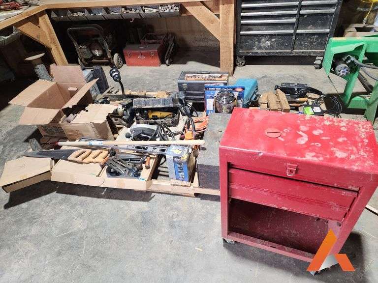 Pallet Lot: Large assortment of Misc. Power & Hand Tools - sells as package - Ascent Auction