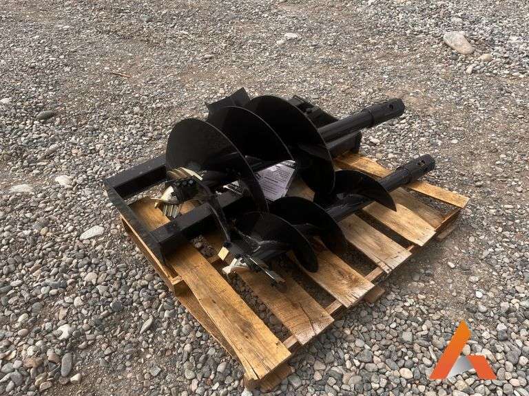 Unused 2025 Skid Steer Auger Drive & Bit Attachment Comes with auger ...