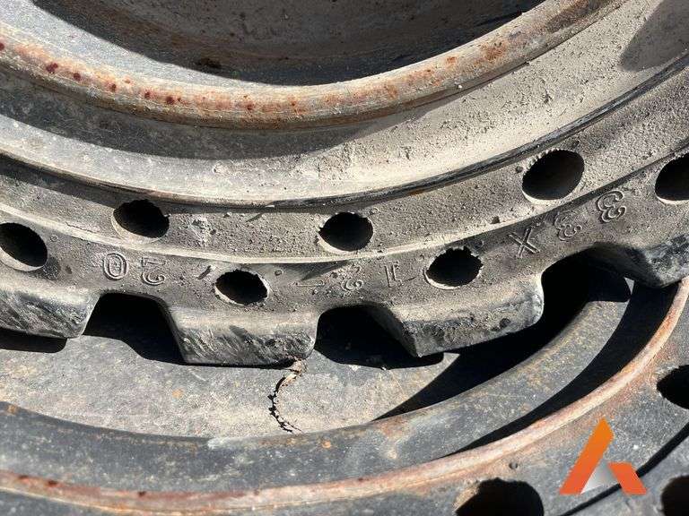 (4) Solid tires on 8 hole rims - Ascent Auction