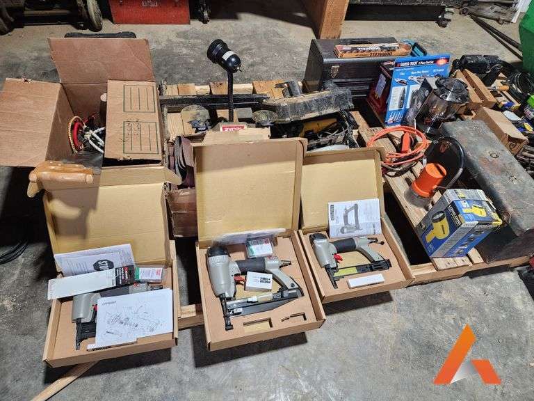Pallet Lot: Large assortment of Misc. Power & Hand Tools - sells as package - Ascent Auction