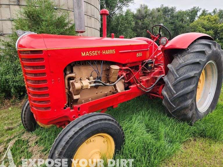 1956 Massey-Harris 555 G - Restored by: Kenwood Olson - Advantage Land ...