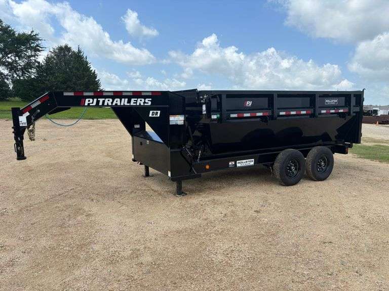 2025 PJ DR142 ROLLSTER CONTAINER GOOSENECK TRAILER - VIN ...
