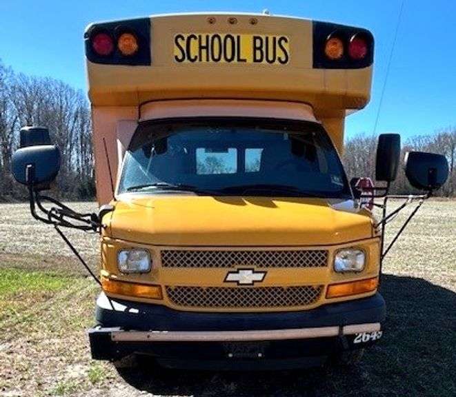 2015 CHEVROLET EXPRESS 3500 COLLINS SMALL SCHOOL BUS #2649 - Mathies ...
