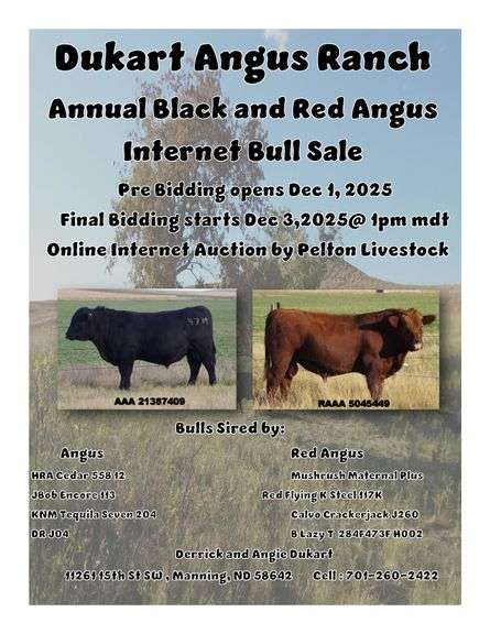 Dukart Angus Ranch - Pelton Livestock, LLC