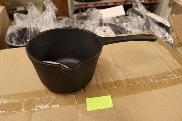 All to go - 6 Jim Beam cast iron basting pots - Backes Commercial ...