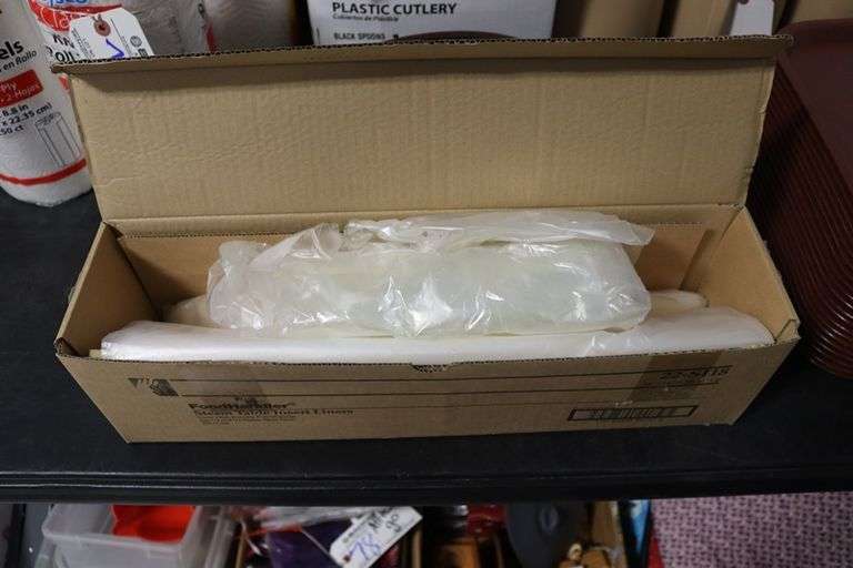 Food Handler 1/4 & 1/3 size poly pan liners - Backes Commercial Auctioneers