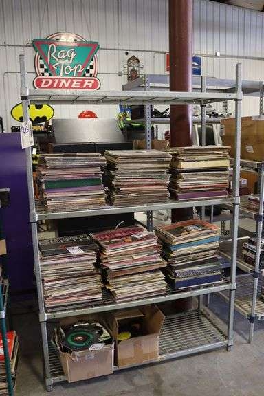 Amco 18" x 48" wire wall rack - Backes Commercial Auctioneers