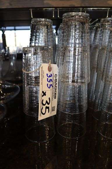 Times 35 - 20 oz. soda glasses - Backes Commercial Auctioneers