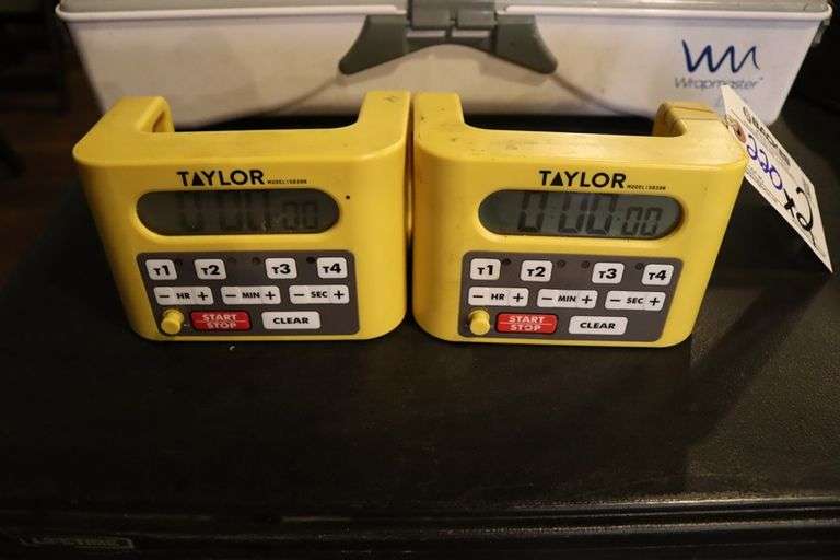 Times 2 - Taylor digital fryer timers - Backes Commercial Auctioneers