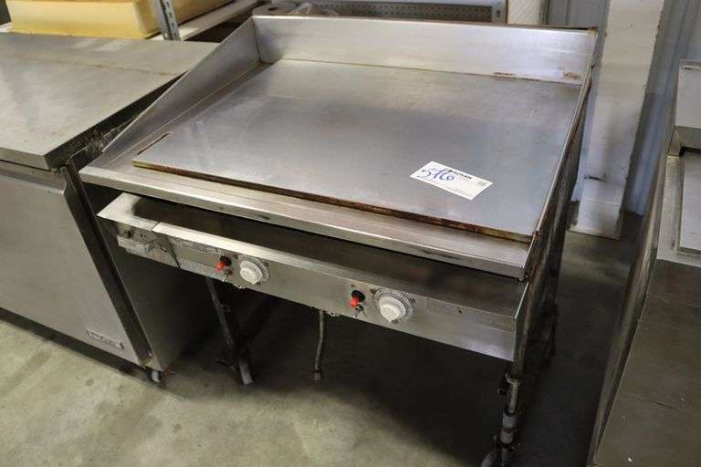 36" Keating Mira Clean 36BFLD gas mirror top finish flat grill - pretty ...