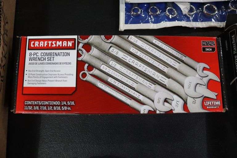 Times 2 - Craftsman 8 piece standard & metric combination wrench sets ...