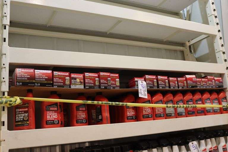 Shelf to go - Assorted Motorcraft oil filters - Backes Commercial ...