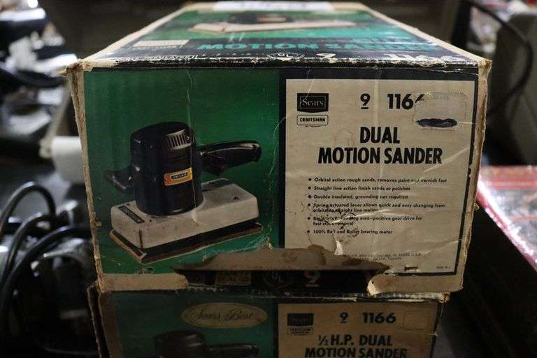 Times 2 - Craftsman 1166 electric dual sanders - Backes Commercial ...