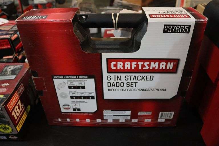 Craftsman 6" stacked dado blade set - Backes Commercial Auctioneers