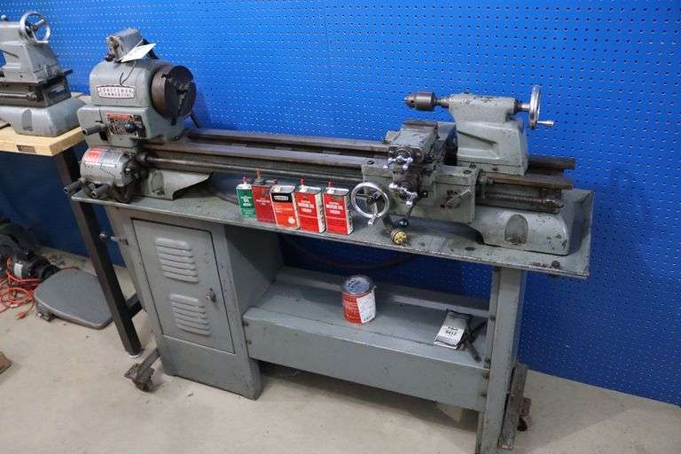 Craftsman Commercial 12" metal lathe, 32" max length, 3 jaw chuck ...