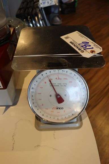 Winco 10 lb. scale - Backes Commercial Auctioneers