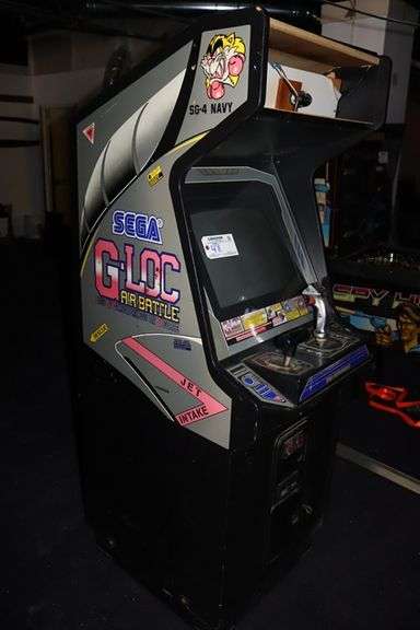 Sega G-LOC Air Battle Arcade Game - no back cover - no tranlight ...