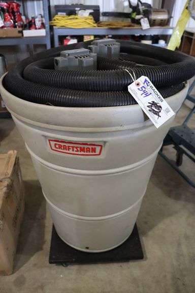 Craftsman portable poly bucket dust collector - Backes Commercial ...