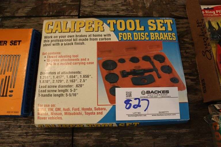Harbor Freight caliper tool set - 40732 - Backes Commercial Auctioneers