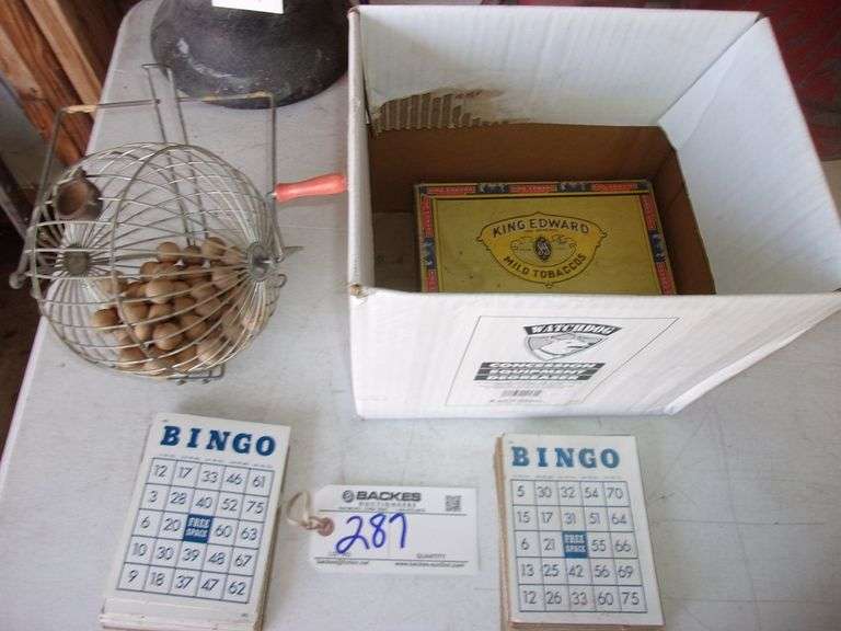 Bingo Set - Backes Commercial Auctioneers