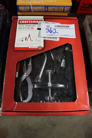Craftsman 10 piece brake kits - Backes Commercial Auctioneers