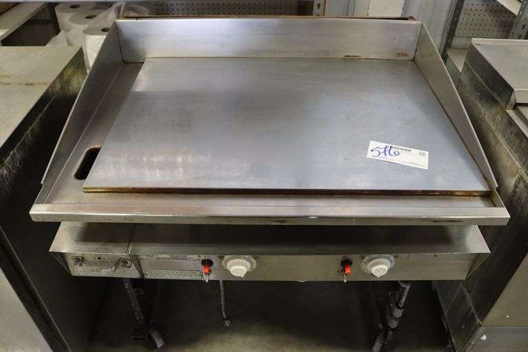 36" Keating Mira Clean 36BFLD gas mirror top finish flat grill - pretty ...