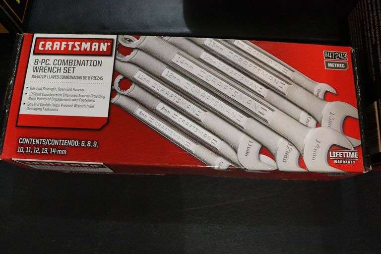 Times 2 - Craftsman 8 piece standard & metric combination wrench sets ...