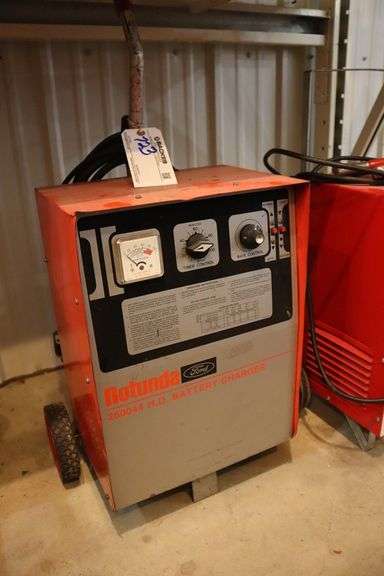 Rotunda Ford Heavy duty portable battery charger - Backes Commercial ...