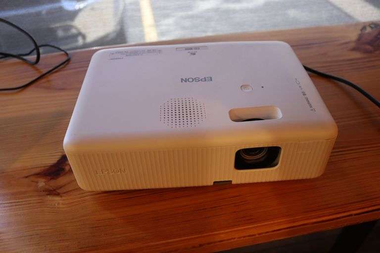 Epson CO-W01 projector with power cord and remote - Backes Commercial ...