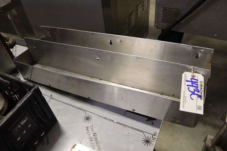 Times 2 - 32" stainless speed rails - Backes Commercial Auctioneers