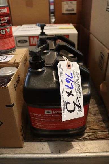 Times 3 - Motorcraft 1 gallon citrus hand cleaner - Backes Commercial ...