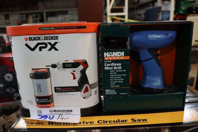 Pair to go - Black & Decker screw gun & Handi works screw gun - Backes ...