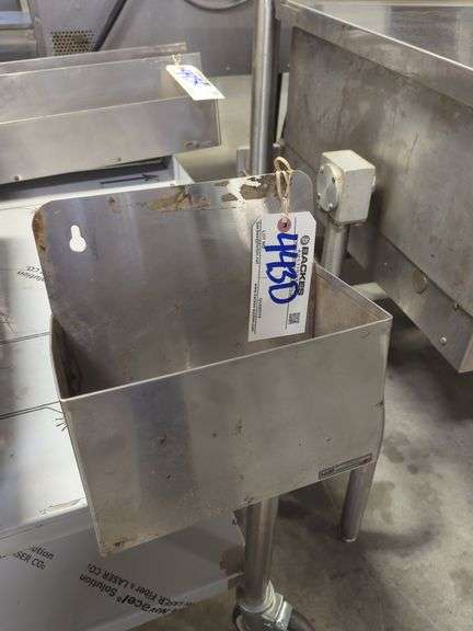 10" stainless drip well - Backes Commercial Auctioneers