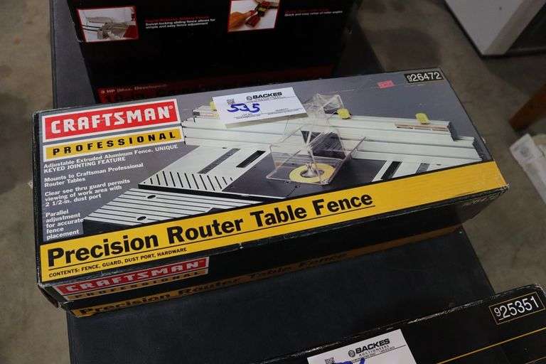 Craftsman Professional router table fence - 9.26472 - Backes Commercial ...