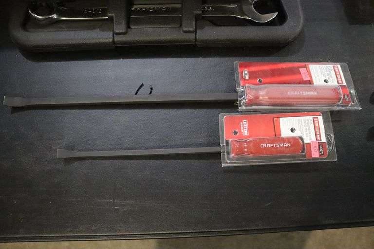 Times 3 - Craftsman 8", 17", & 25" pry bars - Backes Commercial Auctioneers