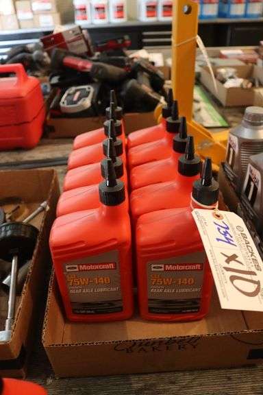 Times 10 - Motorcraft 1 quart 75W-140 rear axle lubricant - Backes ...