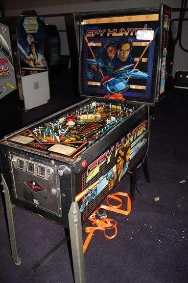 1984 Bally Midway Spy Hunter Pinball Machine - AS IS CONDITION ...