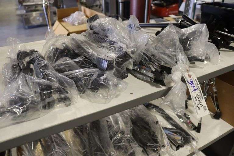 Shelf to go - Tri-pod stands for drum sets - Backes Commercial Auctioneers