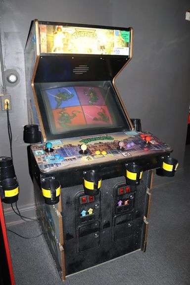 1989 Konami Teenage Mutant Ninja Turtles 4 player arcade game - accepts ...