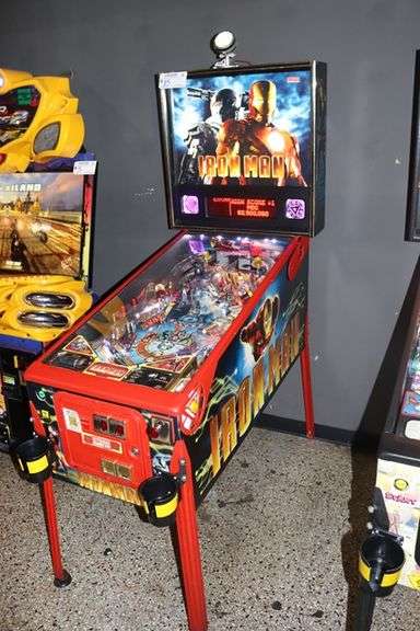 2010 Stern model "Pinball I-00B3" Iron Man pinball machine - accepts ...