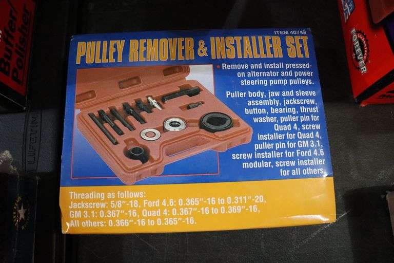 Times 2 - Pulley remover & installer kits - Backes Commercial Auctioneers