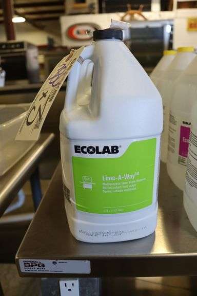 Times 3 - Ecolab 1 gallon Lime-A-Way - Backes Commercial Auctioneers