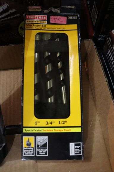 Times 2 - Craftsman Professional ship auger bit sets - 2 different size ...