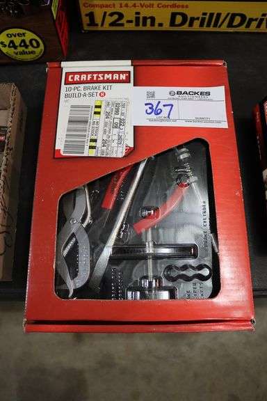 Craftsman 10 piece brake kit - Backes Commercial Auctioneers