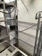 Times 2 - 14" x 36" grey coated wire racks - Backes Commercial Auctioneers