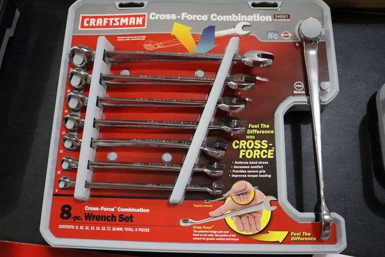 Times 2 - Craftsman 5 piece & 8 piece metric cross force combination ...